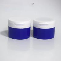 China 50g 60g 100g tooth powder bottle, plastic white filp cap jar, cream bottle jar for sale