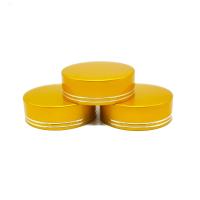 China Custom Bottles Caps 38mm 40mm 42mm 53mm 58mmAnodized UV coated golden silver caps and lids for cosmetics  bottle and Jar for sale