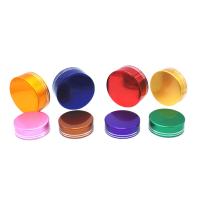 China Custom Bottles Caps 38mm 40mm 42mm 53mm 58mmAnodized UV coated golden silver caps and lids for cosmetics  bottle and Jar for sale