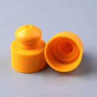 China Plastic Round 24/410 28/410 Push Pull Orange Caps for Bottle for sale