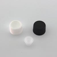 China 18/410 20/410 22mm 24mm 28mm Size PolyCone Lined Black Phenolic Caps For Essential Oil Bottles for sale