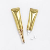 China 10ml 20ml 30ml 50ml hot sale applicator tube, Eye Cream tube With electroplate golden tube for sale