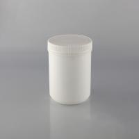 China 250ml HDPE Straight Sided Jar Medical Pill Capsule Protein Powder Plastic Bottle with Screw Cap for sale