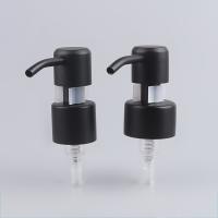 China Manufacturer 24/410 face cream pump shampoo bottle pump plastic black lotion pump dispenser for shampoo for sale