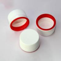 China 24mm 28mm 38mm plastic cap with EPE or PE liner with tamper evident for syrup glass bottles enzyme bottle for sale