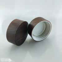 China 68/75/85/89 mm Wood grain screw cap cosmetic bottle jar lid perfume bottles wooden cap for sale
