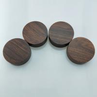 China 68/75/85/89 mm Wood grain screw cap cosmetic bottle jar lid perfume bottles wooden cap for sale