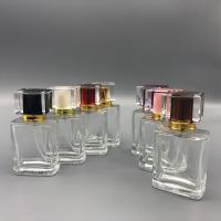 China Luxury Wholesale Unique Vintage Refillable 5ml 10ml  30ml 50ml  100ml  Square Spray Glass Packaging Perfume Bottle for sale