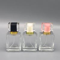 China Luxury Wholesale Unique Vintage Refillable 5ml 10ml  30ml 50ml  100ml  Square Spray Glass Packaging Perfume Bottle for sale