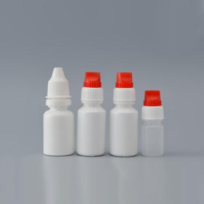 China HDPE squeeze plastic pharma liquid medical eye dropper bottles with tamper proof seal cap 10ml15ml20ml30ml50ml PE bottle for sale