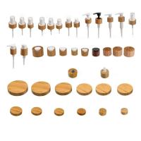 China 18/410 20/410 24/410 28/410 Wooden Screw Cap Bamboo Screw Top Lid Bottle Cap For Cosmetic Packaging Essential Oil Bottle for sale