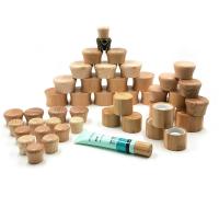 China Customsize Eco Friendly Cosmetics Bamboo Lid 18/410 20/410 24/410 PlasticTube With Bamboo/Wood Cap For Natural Cosmetics for sale