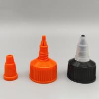 China 20/410, 24/410 28/410 Nozzle Tip Cap, Twist Top Plastic Cap With Bamboo Material for sale