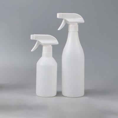 China 30ml 60ml 100ml 250ml 300ml 500ml Black White Trigger Spray Bottle Straw Bottle With Trigger Pump Spray Cap for sale
