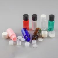 China 30ml 50ml 100ml Round Bottle Amber/Blue/Transparent/ White PET Essential Oil Perfume / Screw Cap and plug for sale
