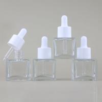 China 5ML30ML50ML Essence Bottle Square Cover Square Bottle Perfume Separately Bottled Glass Drop Stick Essential Oil Bottle for sale