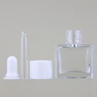 China 5ML30ML50ML Essence Bottle Square Cover Square Bottle Perfume Separately Bottled Glass Drop Stick Essential Oil Bottle for sale