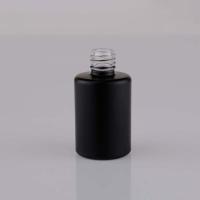 China 1/2oz Black/ White Glass Nail Polish Bottle for sale