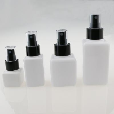 China Square 15~100ml White Porcelain Glass Spray Bottles for Essential Oil Small Fine Mist Spray Bottle Perfume bottle for sale
