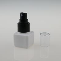 China Square 15~100ml White Porcelain Glass Spray Bottles for Essential Oil Small Fine Mist Spray Bottle Perfume bottle for sale