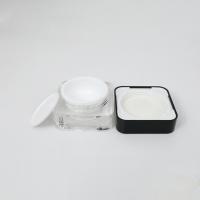 China 15ml 30ml 50ml Acrylic Cream Jar – Double Wall Square for sale