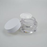 China Round acrylic jars for sale