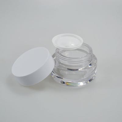 China Round acrylic jars for sale