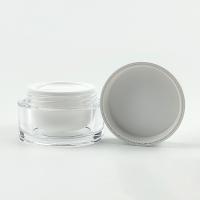 China Round 2-Layer Plastic Jar, High-Quality Acrylic Plastic Jar With 15g 30g 50g for sale