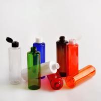 China 120ml 200ml 250ml 500ml 1000ml Custom Color Round PET Bottle & 24mm Flip Top Cap for sale