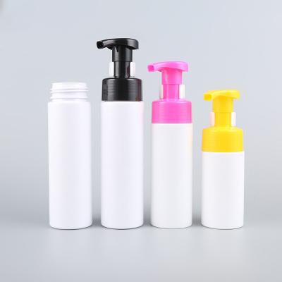 China 100ml-200ml Foaming Soap PET Plastic Bottles With 42-410 Foam Pump for sale
