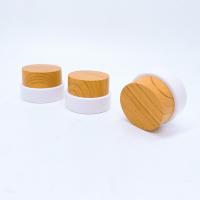 China 5ml Empty Nail Polish Bottles With Wood Grain Cap Nail Gel Jar for sale