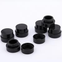 China 5g Thick Black UV Protection Small PP Jars with Lids 5ml Concentrate Jars for Wax Leaf Salve for sale