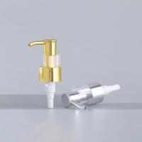 China Metal Gold/Silver Lotion Dispenser Pump Plastic Shampoo 28/410 24/410 Lotion Pump Dispenser Replacement for sale