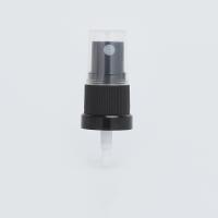 China 18mm Black Tamper Evident Spray Pump With Cover Cap,Plastic Fine Mist Spray With Anti-Theft Ring for sale