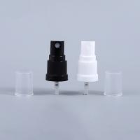 China 18mm Black Tamper Evident Spray Pump With Cover Cap,Plastic Fine Mist Spray With Anti-Theft Ring for sale