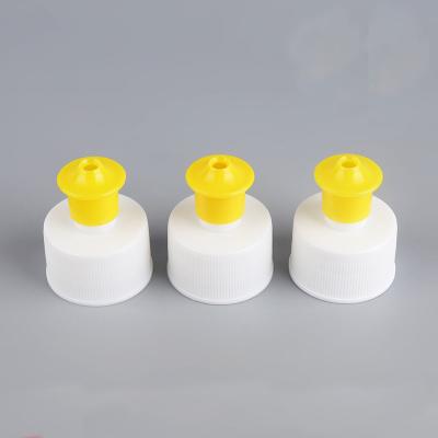 China 28mm. Pull Push Screw-on Closure For Plastic Bottle for sale
