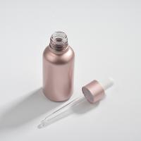 China 1pc Rose Gold Glass Essential Oil Dropper Bottles 10ML 15ML 30ML 50ML 100ML Empty Cosmetic Packaging Perfume Bottles for sale