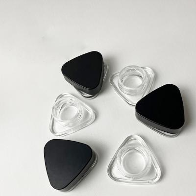 China SAMPLE 5mL/10ml/15ml/30ml/50ml Triangle Premium Glass Concentrate Jar Child Safe - Opaque or Clear for sale