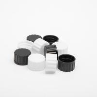 China Ribbed Plastic Tamper Evident Cap 18mm With Insert For Essential Oil Bottle for sale