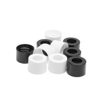 China Ribbed Plastic Tamper Evident Cap 18mm With Insert For Essential Oil Bottle for sale