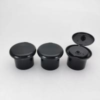China 28mm 28-415 PP BLACK Flip Top Cap for sale