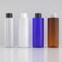China Plastic 16oz 500ml Bottles with Reducer Lid Screw Cap Cosmetic Oil Gel Container for sale