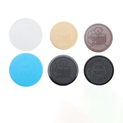 China Child Resistant Caps, White Pulp/PE Lined Child Resistant Caps w/ Snap Lock for sale