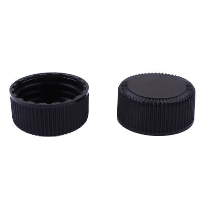 China 24-400 BLACK TAMPER-EVIDENT LINERLESS CAP for sale