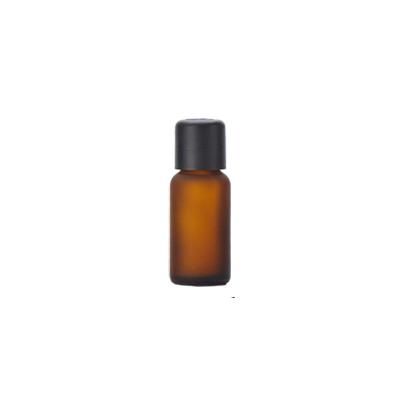 China Amber frosted glass essential oil bottle anti-theft cover for sale