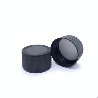 China 28/410 Black Cap with Foil Induction Seal for sale