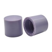 China 24/410 PP Purple Plastic Packaging Bottle Caps Double Layer Screw Cap for sale