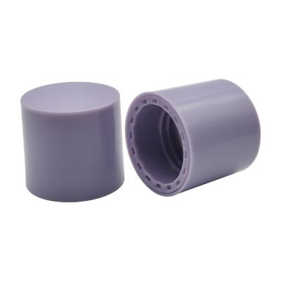 China 24/410 PP Purple Plastic Packaging Bottle Caps Double Layer Screw Cap for sale