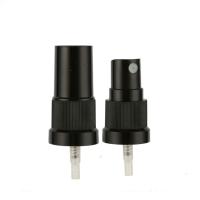 China Mist sprayer Classic, DIN18, PP, black, ribbed, dose 0.10 ml, black overcap for sale