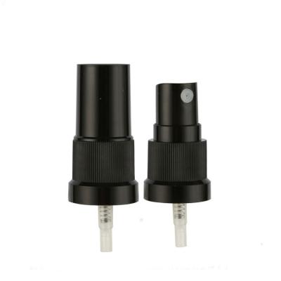 China Mist sprayer Classic, DIN18, PP, black, ribbed, dose 0.10 ml, black overcap for sale